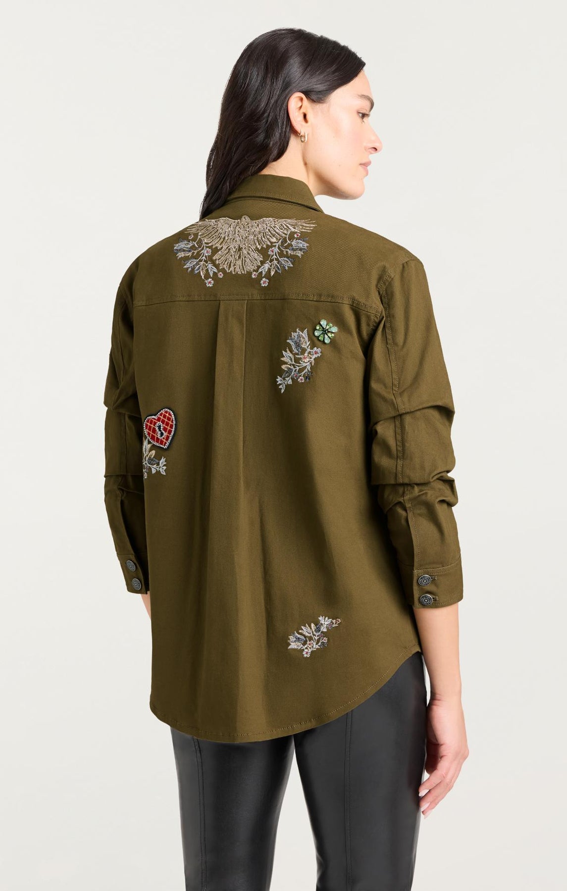 Embroidered Heritage Patch Vera Jacket – Cinq à Sept