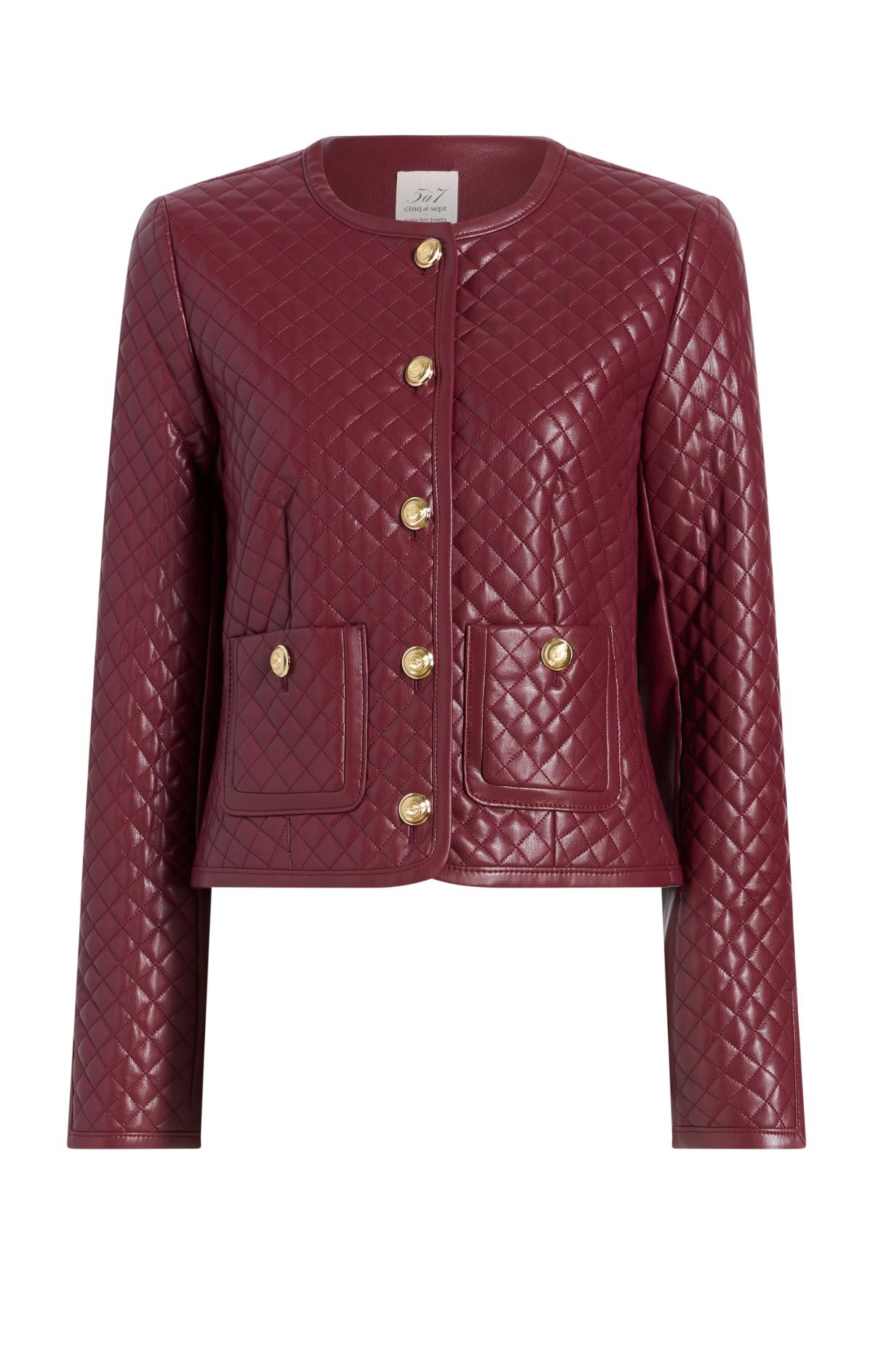 Vegan Leather Brooke Jacket – Cinq à Sept