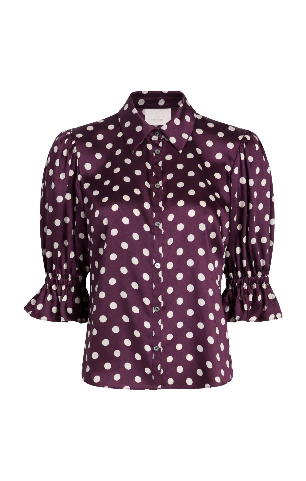 Camille Polka Dot Fiona Top – Cinq à Sept